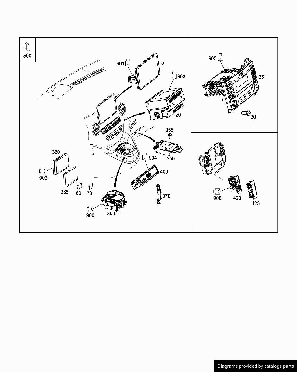 Mercedes Benz Control Unit, Complete A4479002305 - LLLParts
